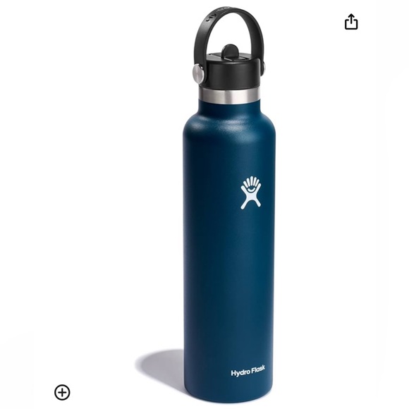 Hydro Flask | Dining | Hydro Flask 24oz Indigo Straw Stopper Cap Water ...